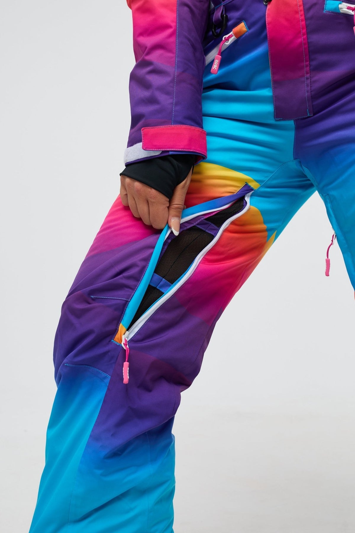 Mambo Sunset Ski Suit | Multi-Colored Retro (Women's) – OOSC Clothing - USA