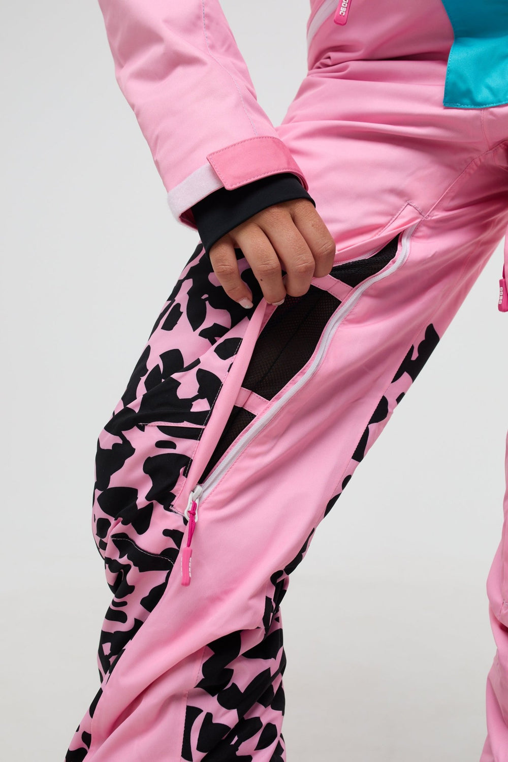 Penfold in Pink Women's Ski Suit | Multi-Colored Retro OOSC CLOTHING ...